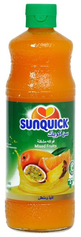 Buy Sunquick Mixed Fruit Drink Concentrate, 840ml Online in Kuwait ...