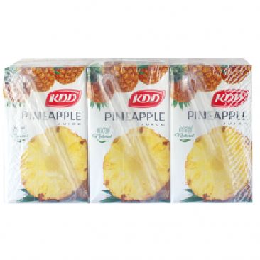 Buy KDD Pineapple Juice, 6x250ml Online in Bahrain | Talabat Bahrain