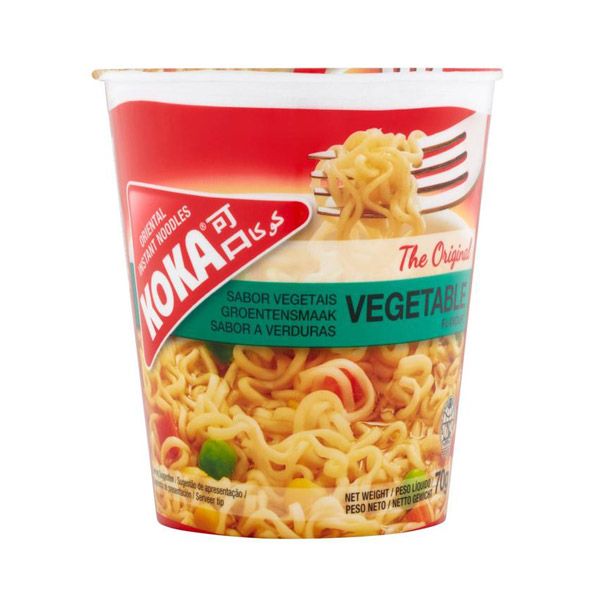 Buy Koka Oriental Instant Noodles Cups Vegetable 70 g Online in Bahrain ...