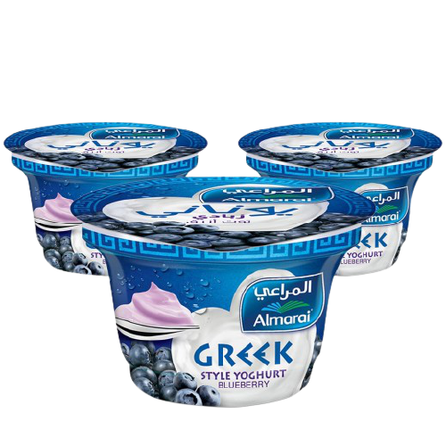 Buy Almarai greek Style Yoghurt Blueberry 2 + 1 150 g Online in Bahrain ...