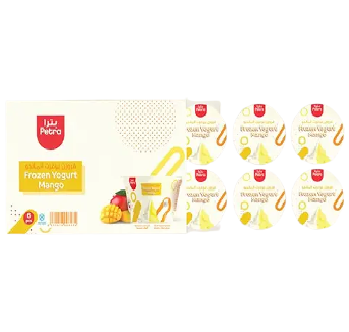 Buy Petra Mango Frozen Yogurt Cup 6 pcs x 150 ml Online in Kuwait ...