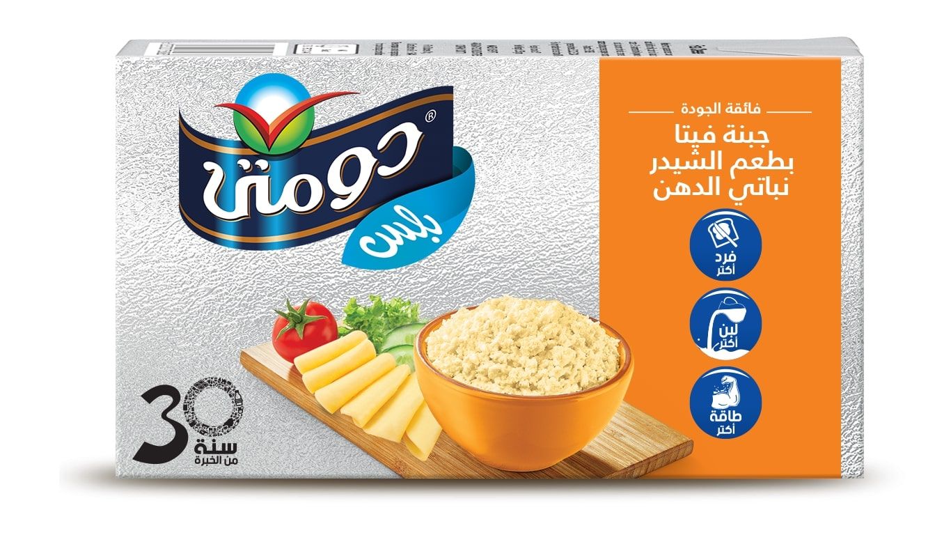Buy Domty Plus Feta Cheddar 500 Gm Online in Egypt | Talabat Egypt