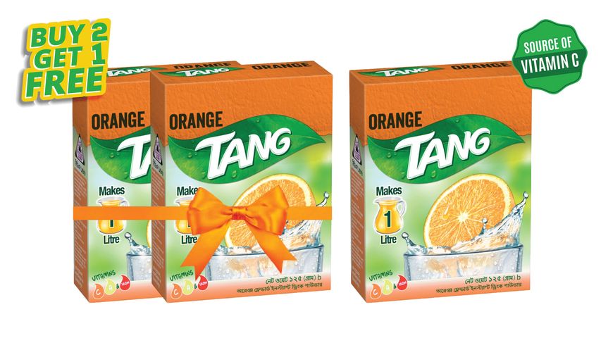 buy 2 get 1 free tang orange flavoured instant drink powder 250g ...
