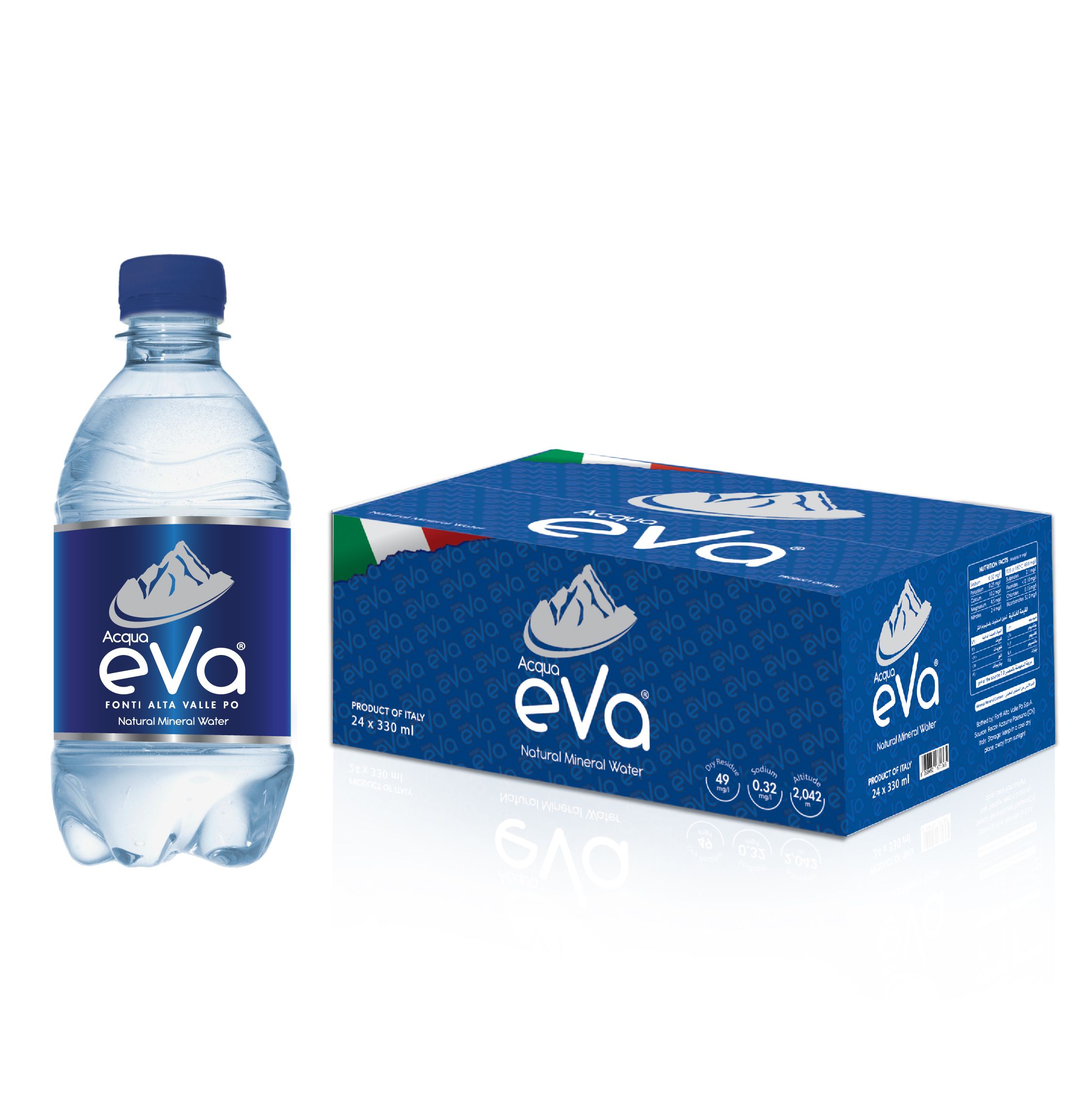 Buy Acqua Eva Still Water 24 pcs x 330ml Online in Kuwait | Talabat Kuwait