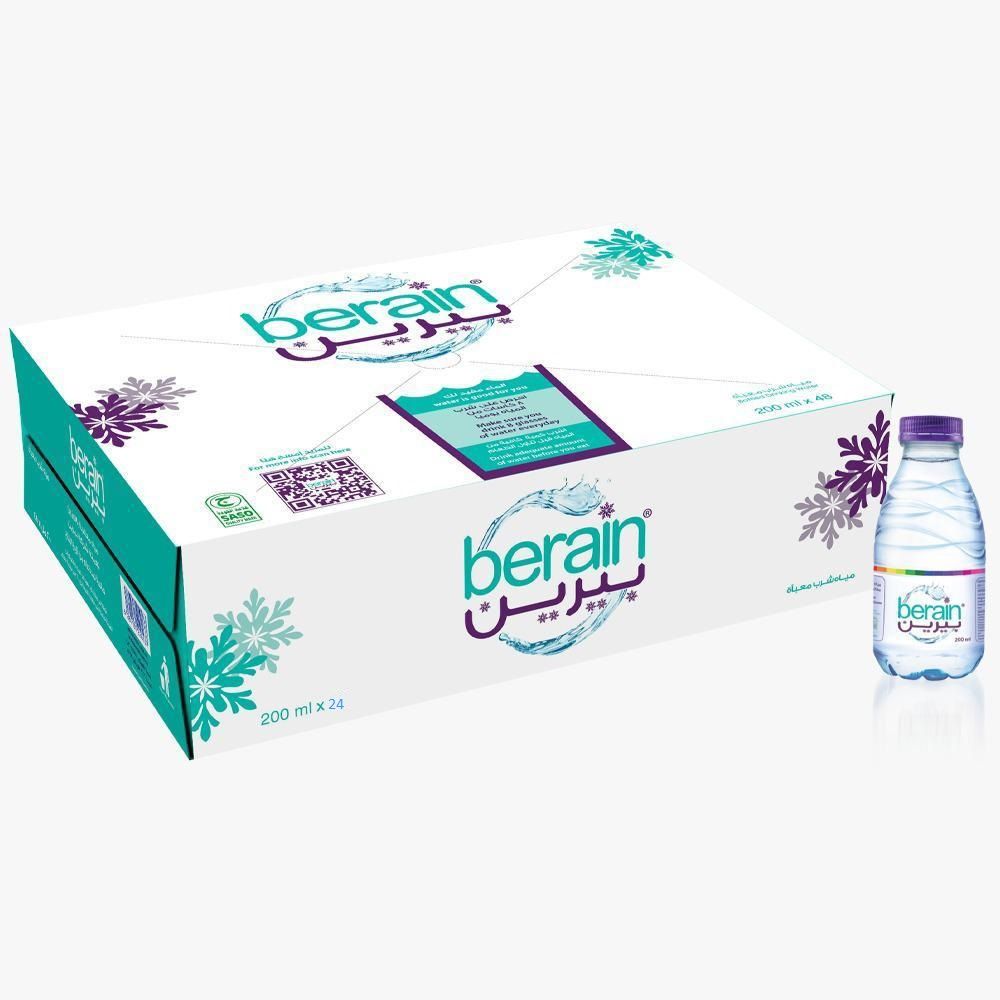 Buy Berain Bottled Water 200 ml 24 pcs Online in Jordan | Talabat Jordan