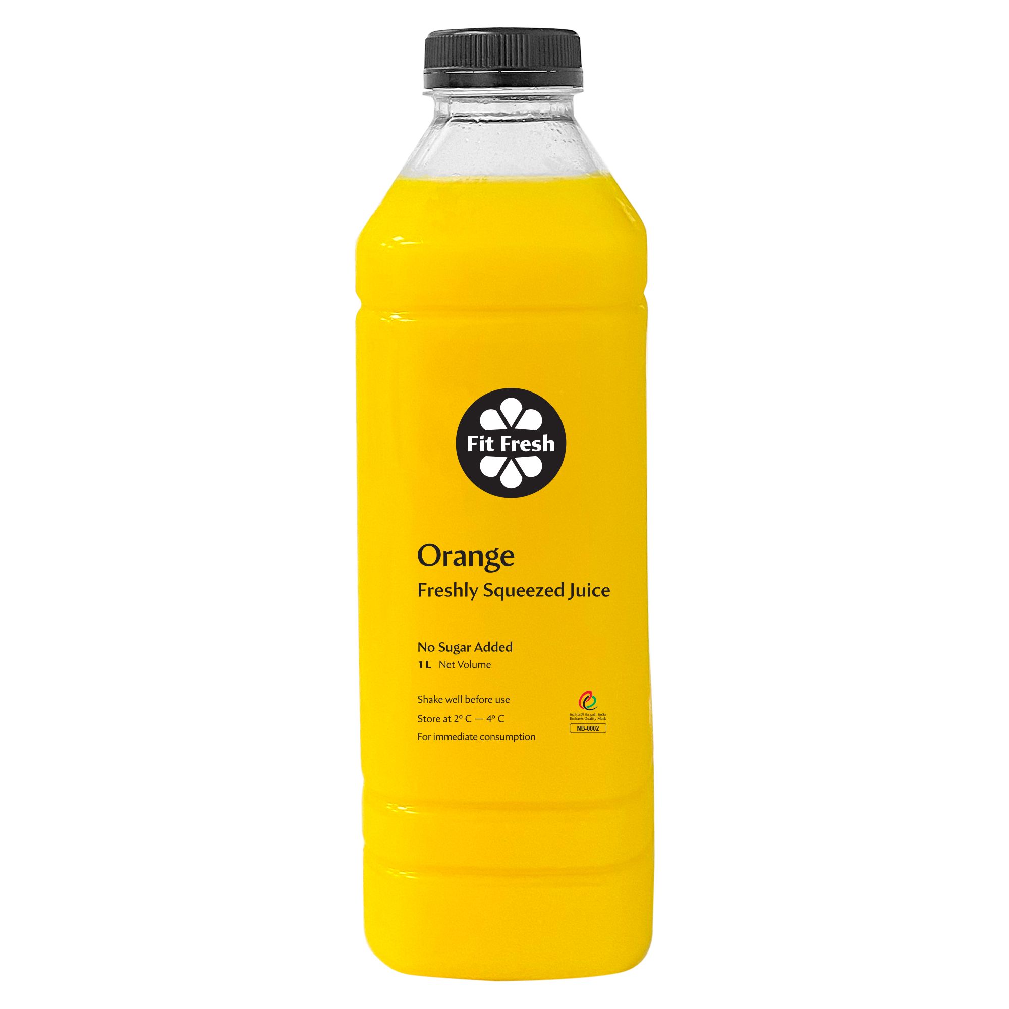 Buy Fit Fresh Orange Juice 1 Ltr Online in UAE | Talabat UAE