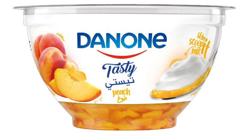 Buy Danone Peach Yoghurt 120 gm Online in Egypt | Talabat Egypt