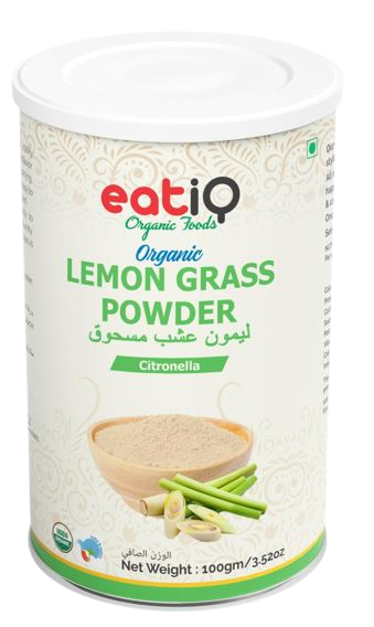 Buy Eatiq Organic Lemon Grass Powder 100 g Online in UAE | Talabat UAE