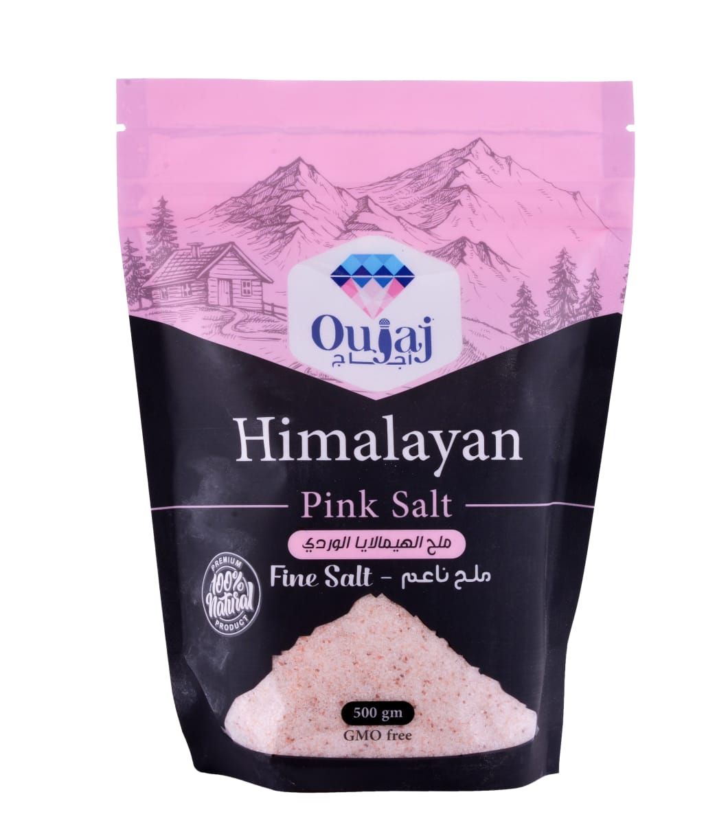 Buy Oujaj Himalayan Fine Salt 500 gm Online in Egypt | Talabat Egypt