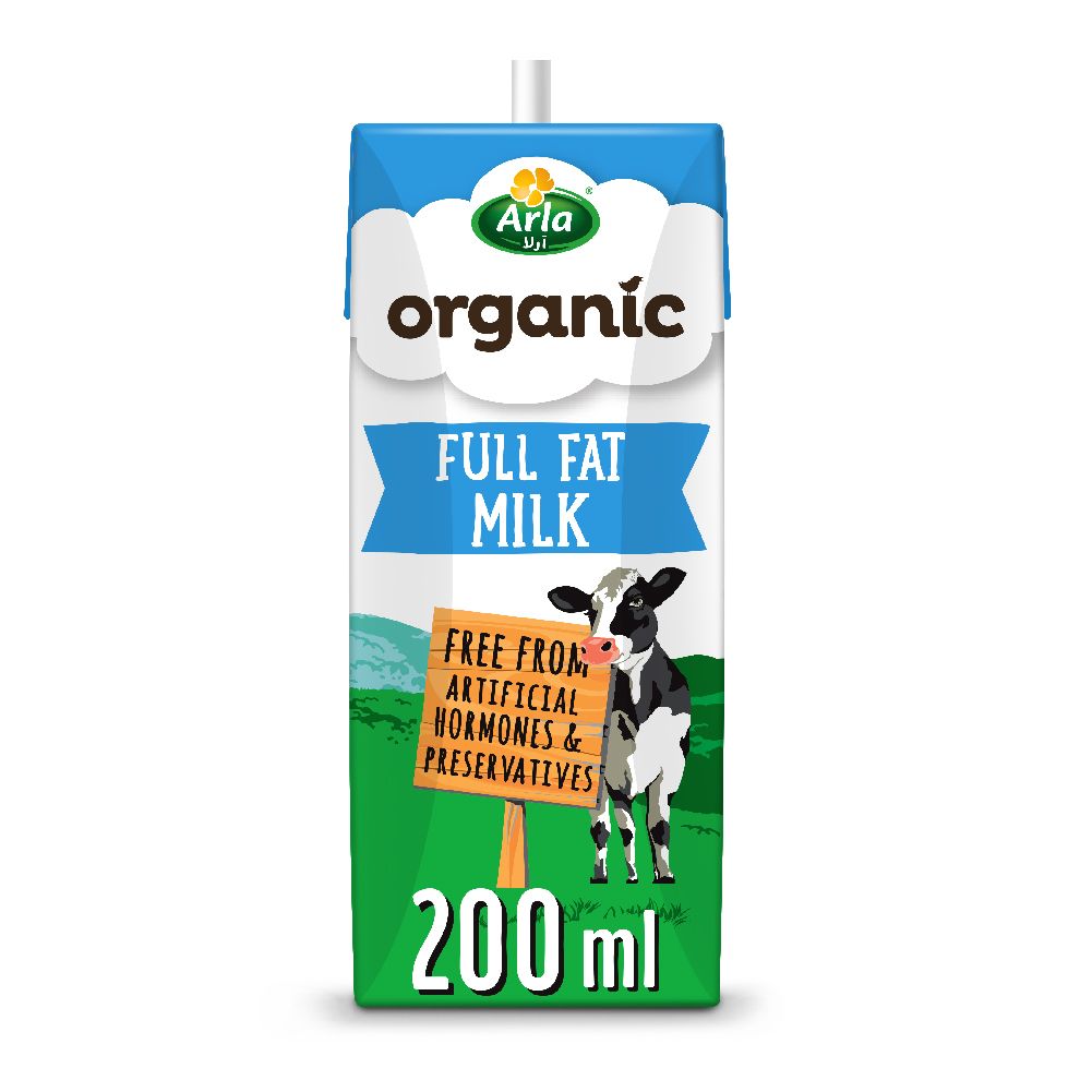 Buy Arla Organic Full Fat UHT Milk, 200ml Online in Kuwait | Talabat Kuwait