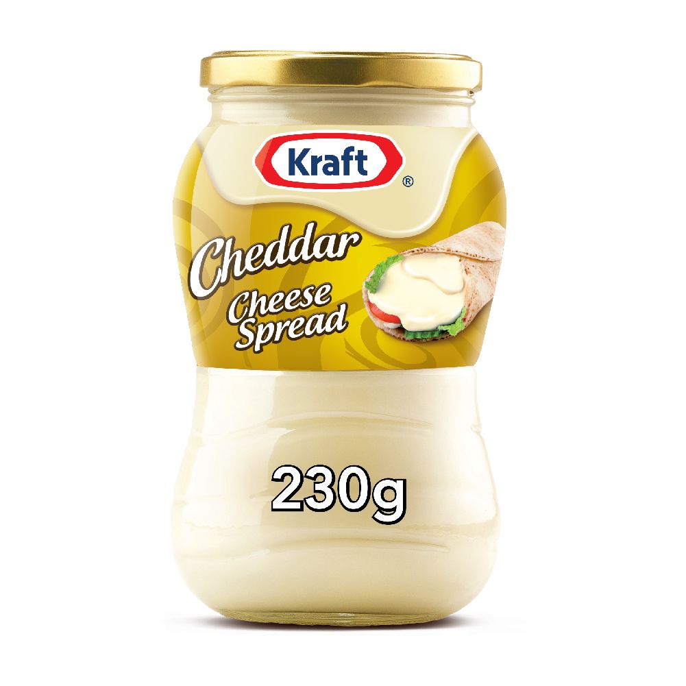 Buy Kraft Cheddar Cheese Spread Jar 230 g Online in Kuwait | Talabat Kuwait
