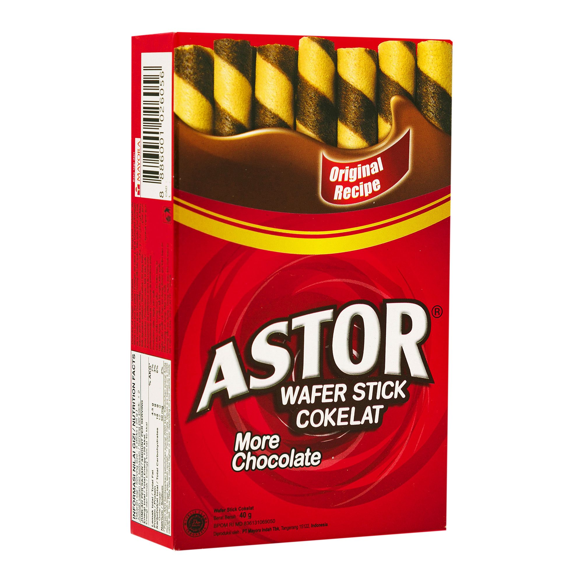 Buy Astor Chocolate Wafer Roll 40 g Online in UAE | Talabat UAE