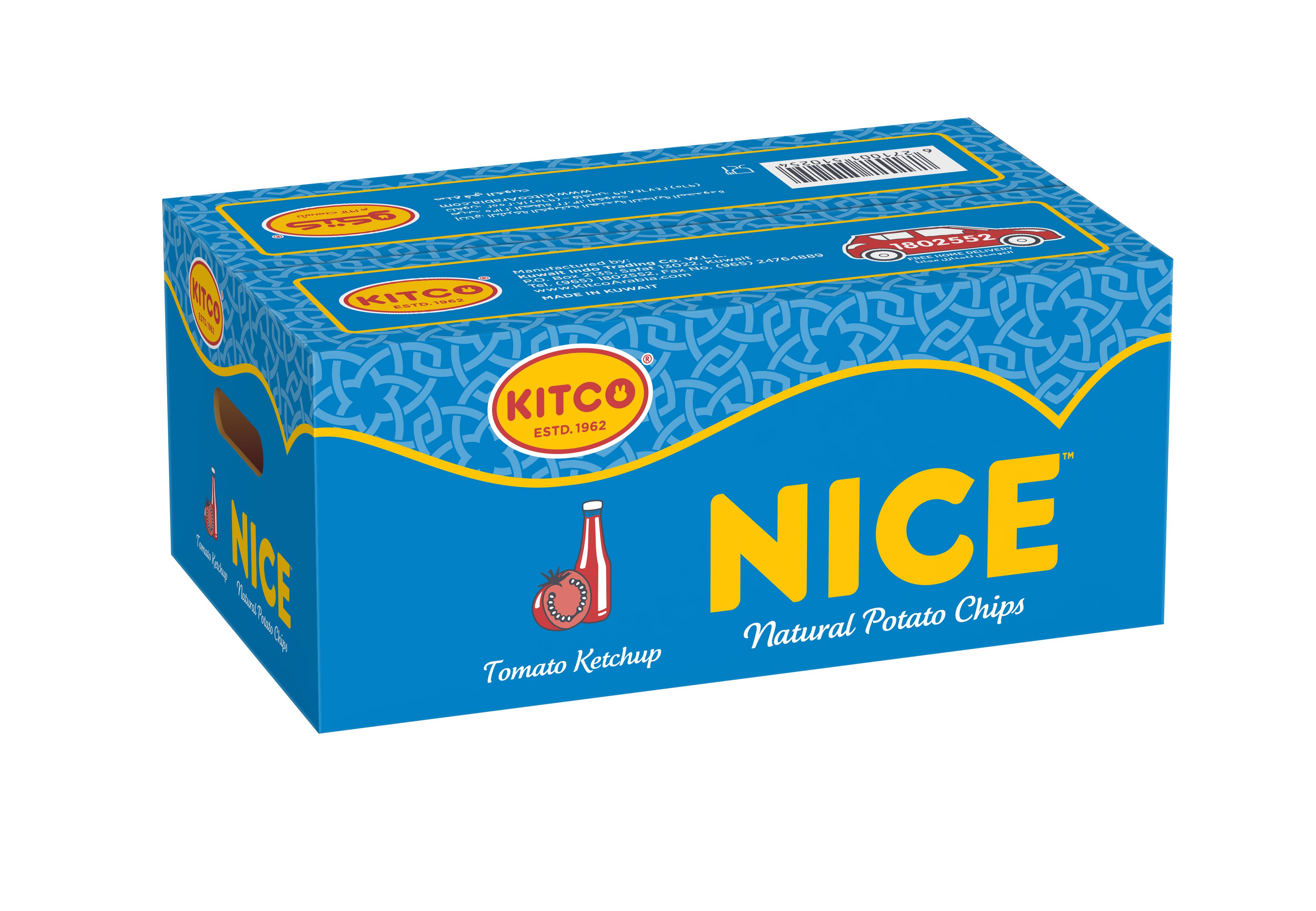 Buy Nice Chips Mini Ctn Tmto Ketchup 20 x 22 g Online in Kuwait ...