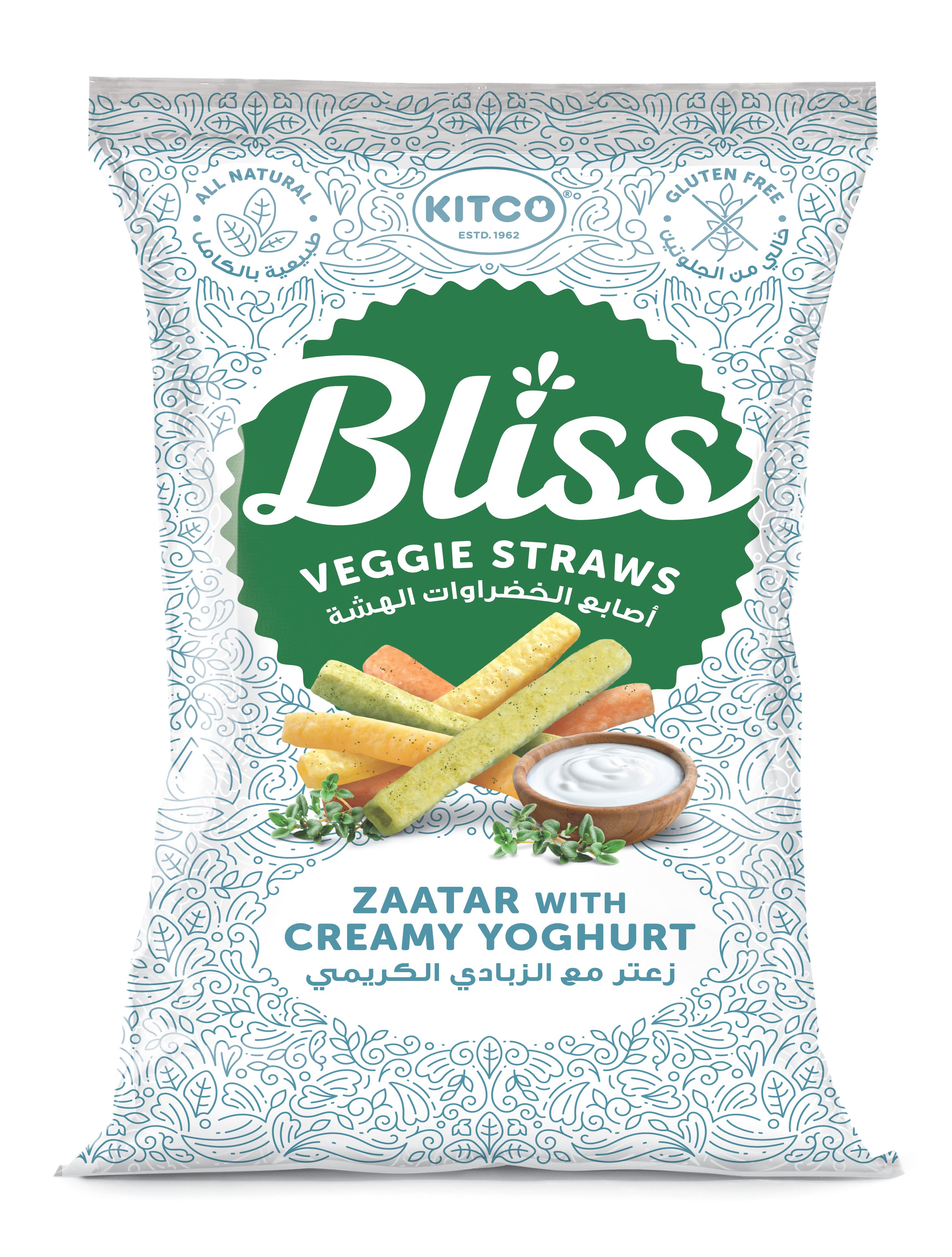 Buy Kitco Bliss Veggie Straws Zaatar With Creamy Yoghurt 170 g Online ...