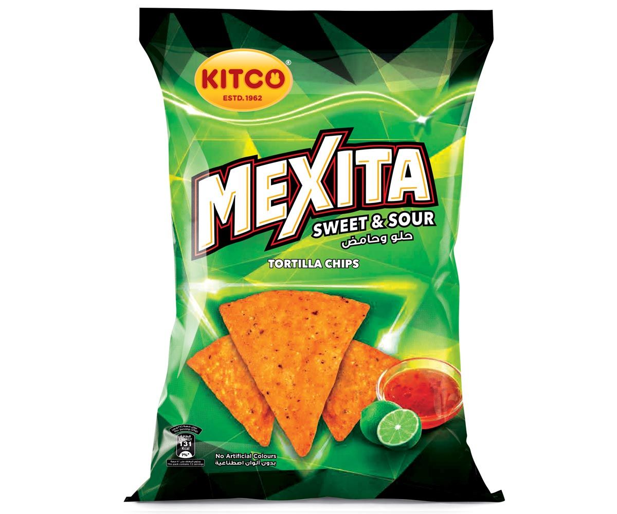 Buy Kitco Mexita Chips Tortilla Sweet And Sour Flavor, 180gm Online in ...