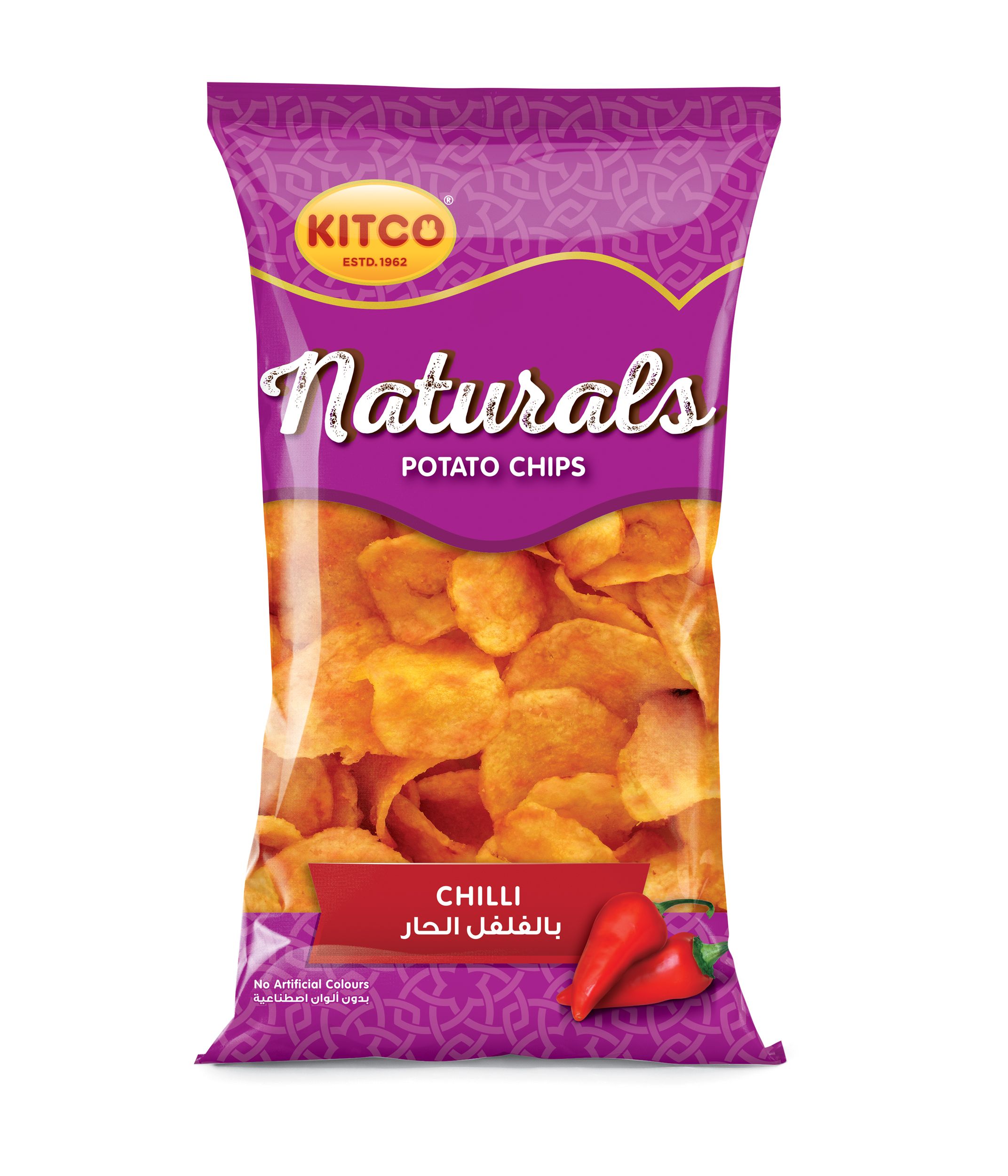 Buy Kitco Naturals Chilli Potato Chips, 95g Online in Kuwait | Talabat ...