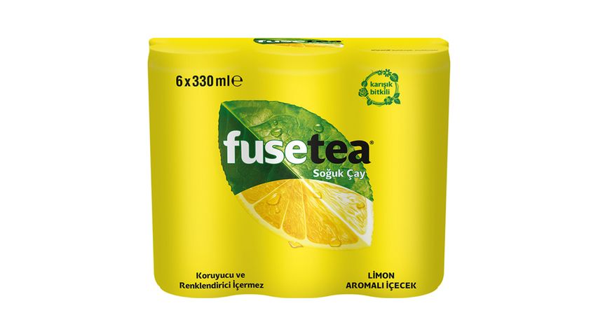 Fuse Tea Limon 6 x 330 ml - yemeksepeti.com
