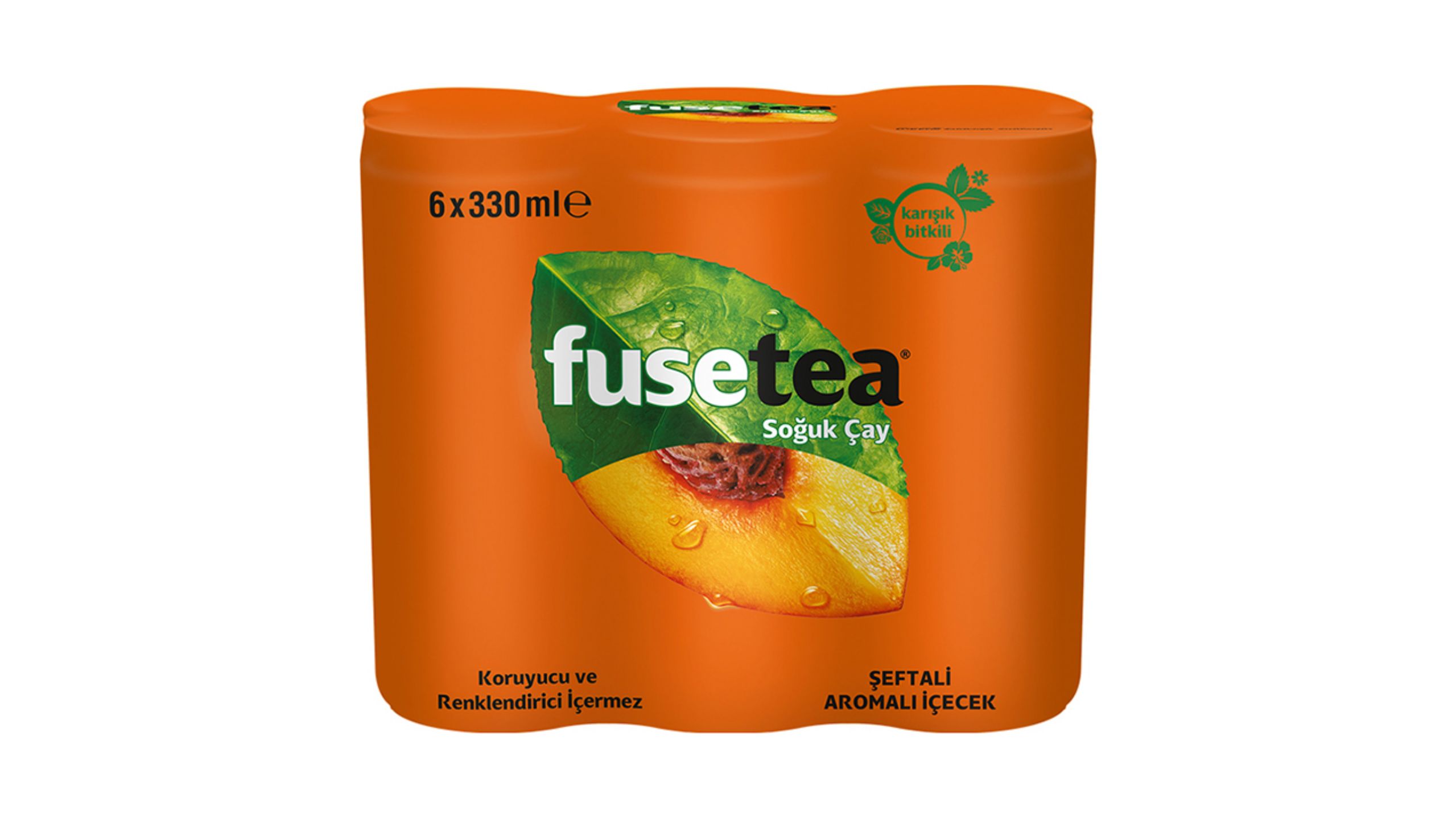 Fuse Tea Şeftali 6 x 330 ml - yemeksepeti.com
