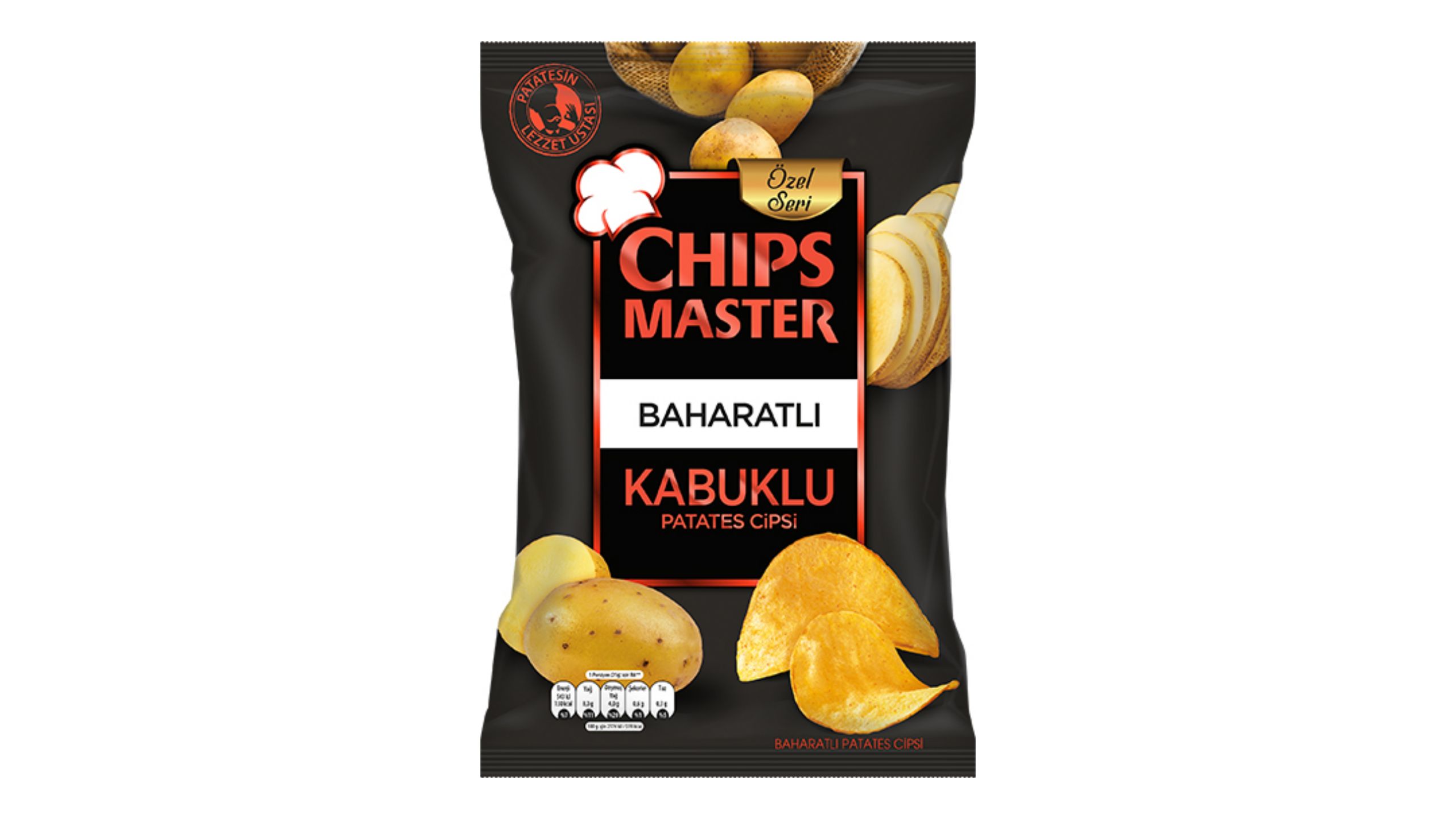 Chips Master Kabuklu Baharatlı Cips 110 g - yemeksepeti.com