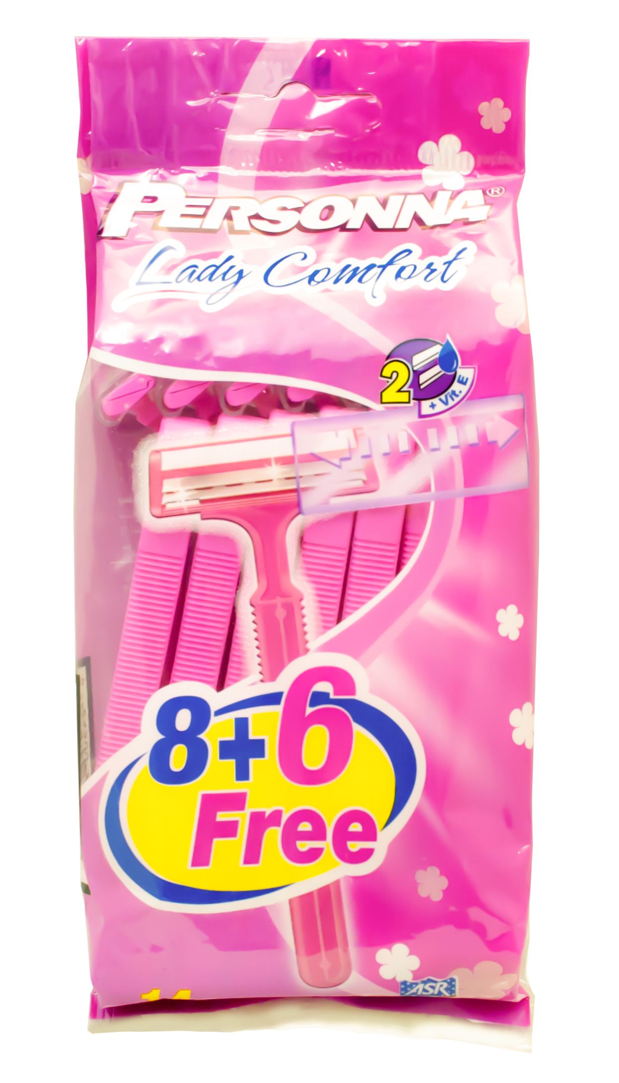 Buy Persona Lady Comfort Razors, 8+6 pcs Online in Kuwait | Talabat Kuwait