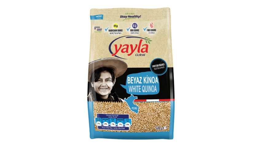 Yayla Gurme Beyaz Kinoa 500 g - yemeksepeti.com