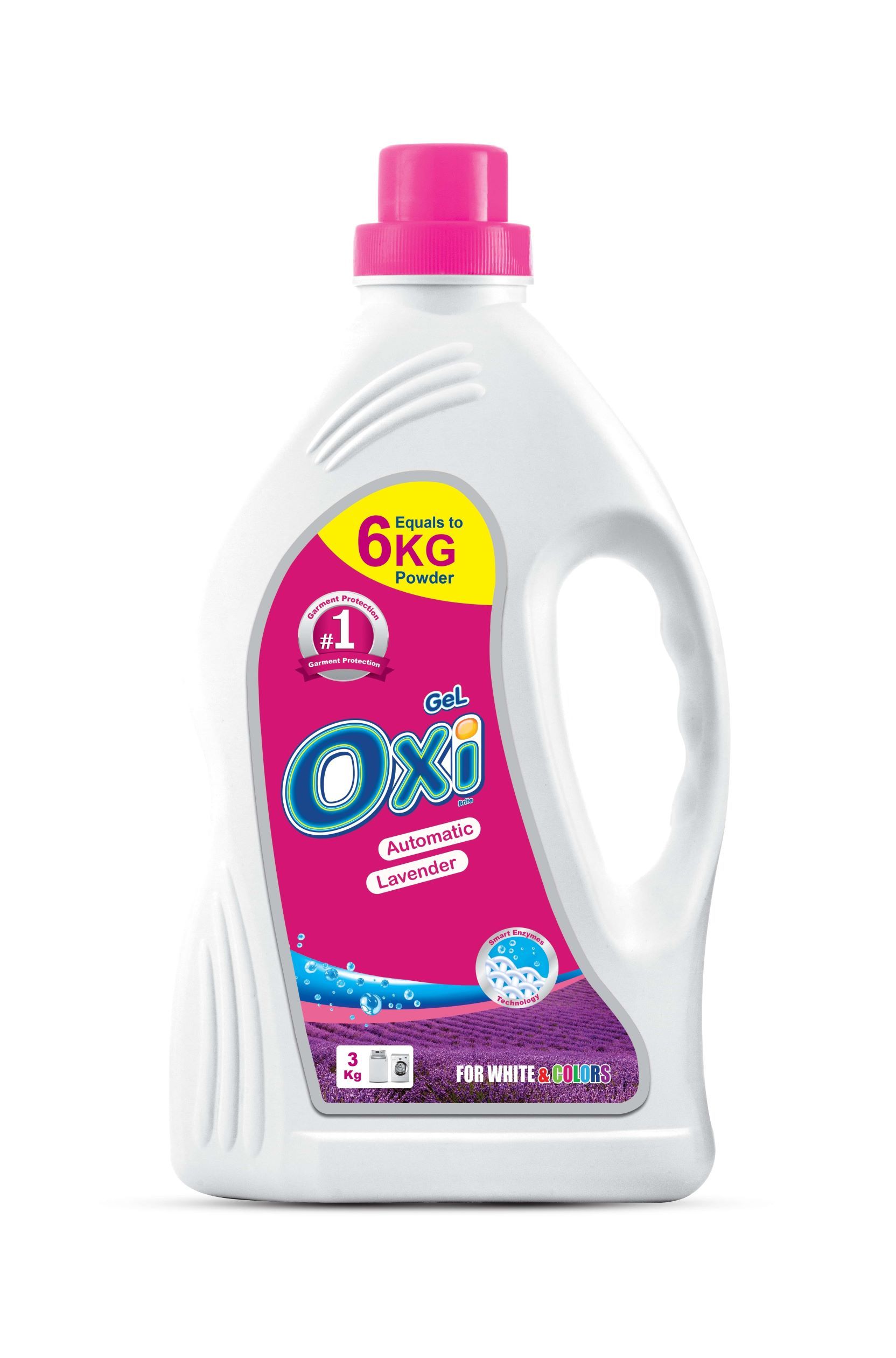 Buy Oxi Automatic Gel Lavender Scent Laundry Detergent, 3kg Online in ...