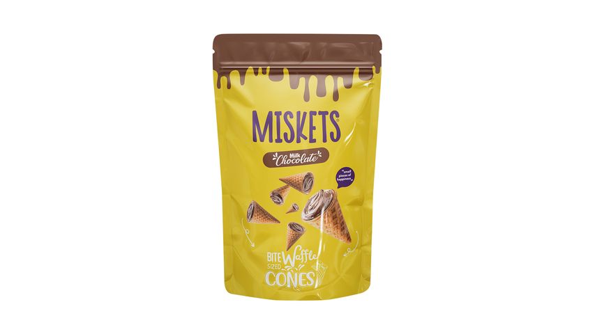Miskets Milk Chocolate Waffle Cones 100 g - yemeksepeti.com