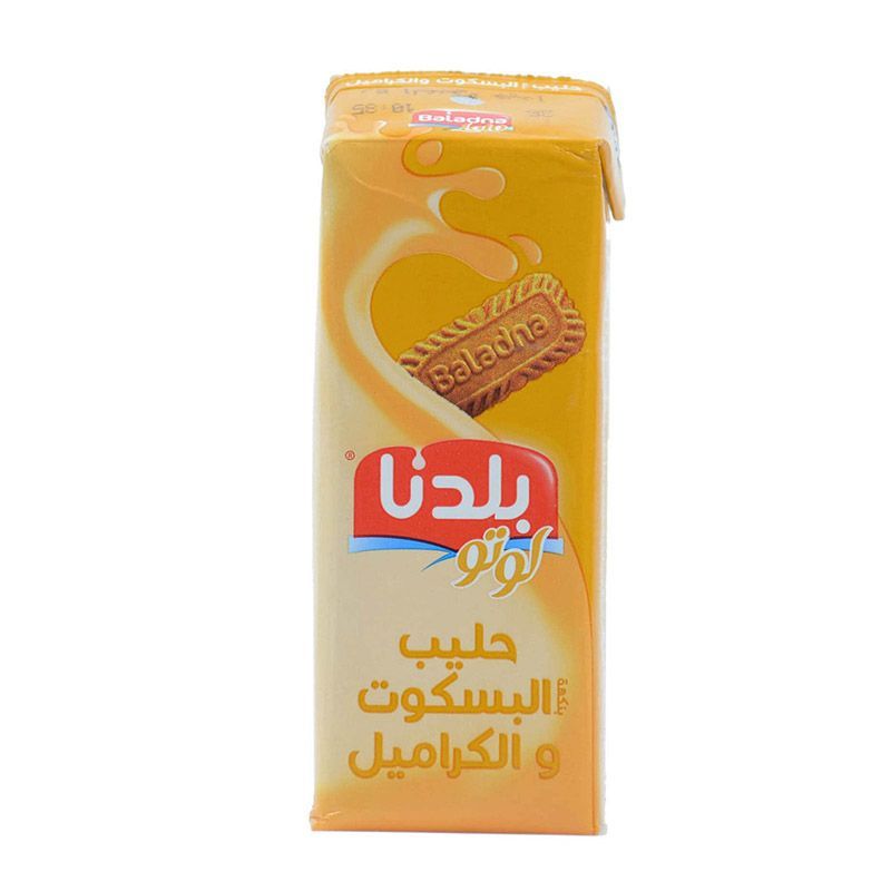 Buy Baladna Milk Buiscuits And Caramel 250 Ml Online In Jordan Talabat Jordan