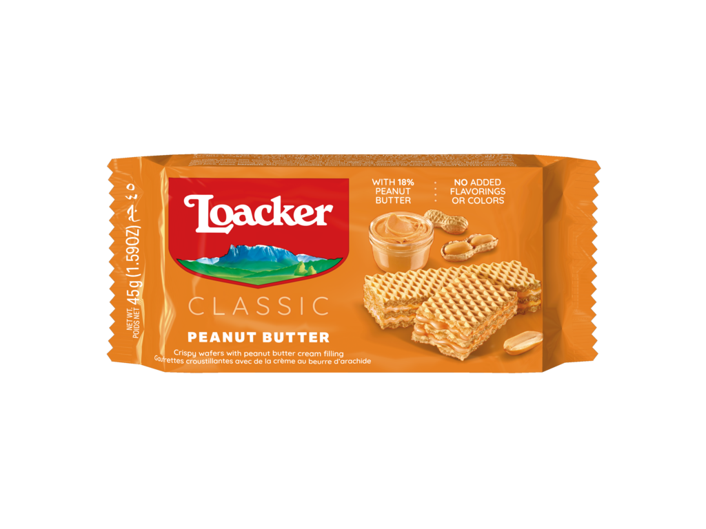 Buy Loacker Classic Peanut Butter 45 g Online in UAE | Talabat UAE