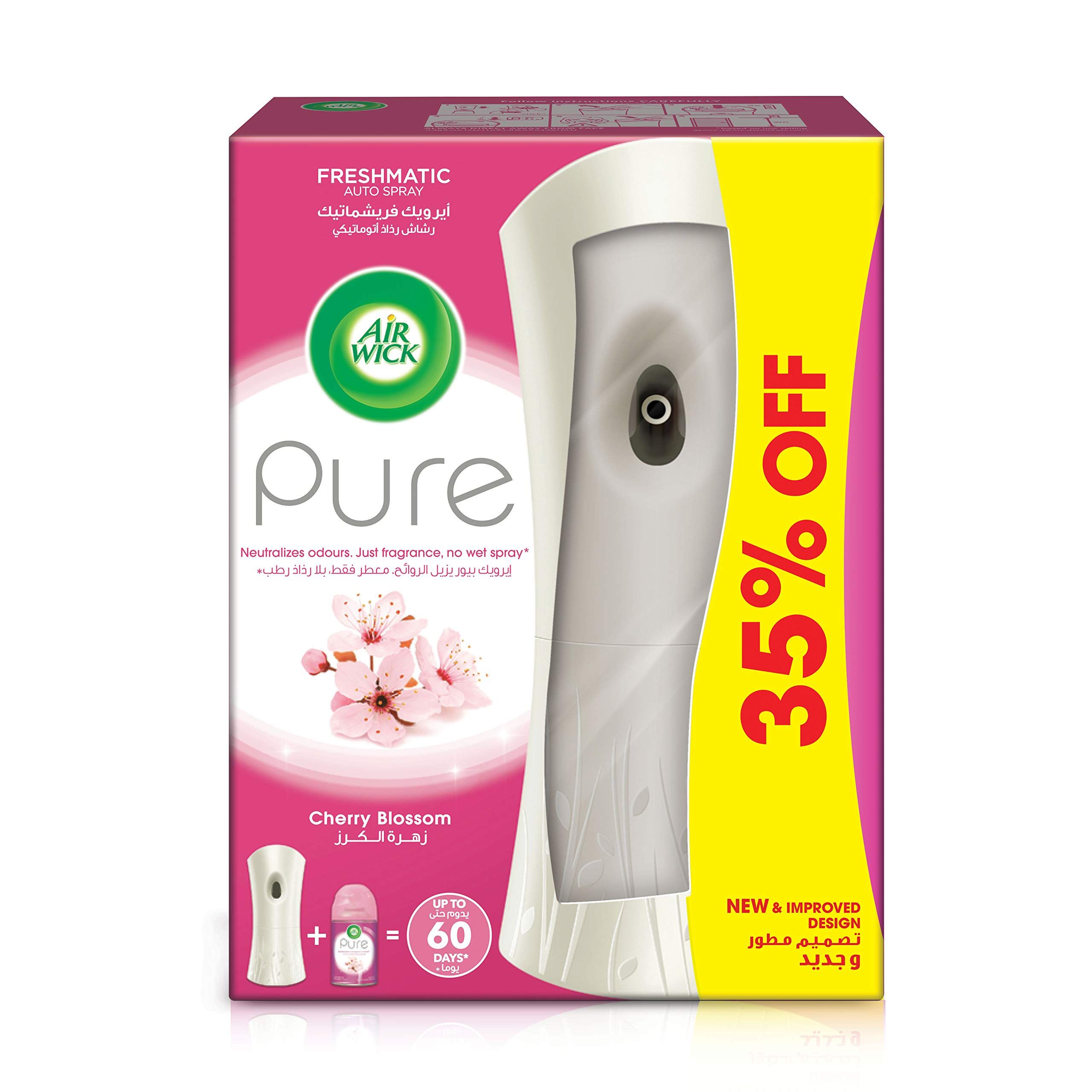 Buy Airwick Freshmatic Auto Spray Kit Cherry Blossom 250 ml 35% Off ...