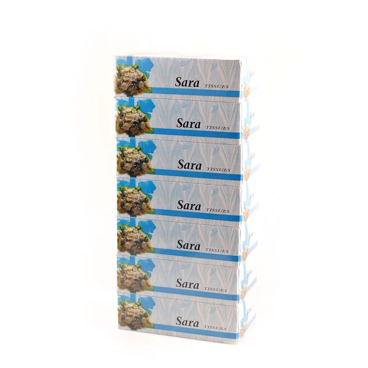 Buy Sara Facial Tissue 120 Sheets x 7 Pcs Online in Bahrain | Talabat ...