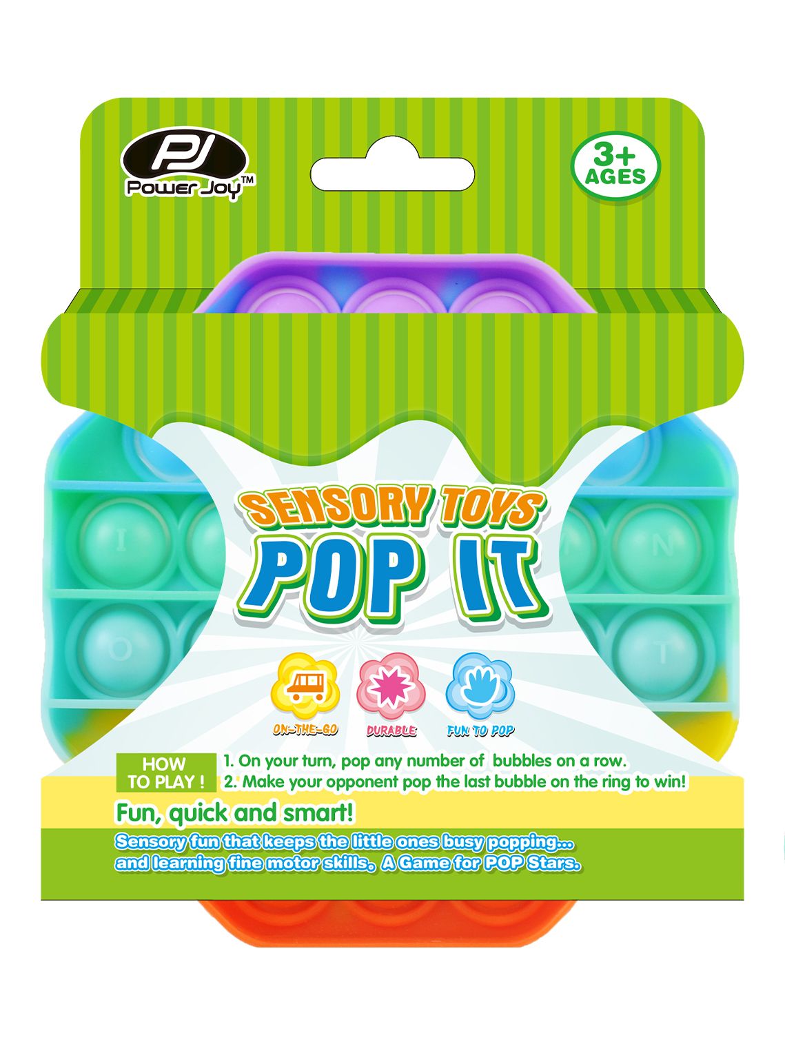Buy Power Joy Fidget Toy - Pop It Assorted Online in UAE | Talabat UAE