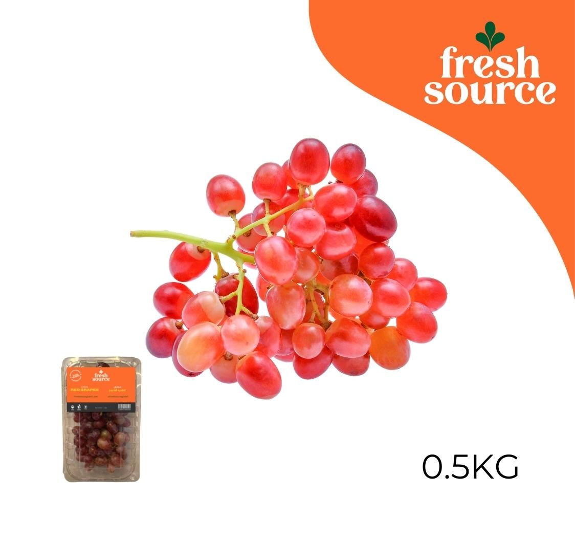Buy Fresh Source Crimson Red Grapes Imported, 500g Online in Egypt ...