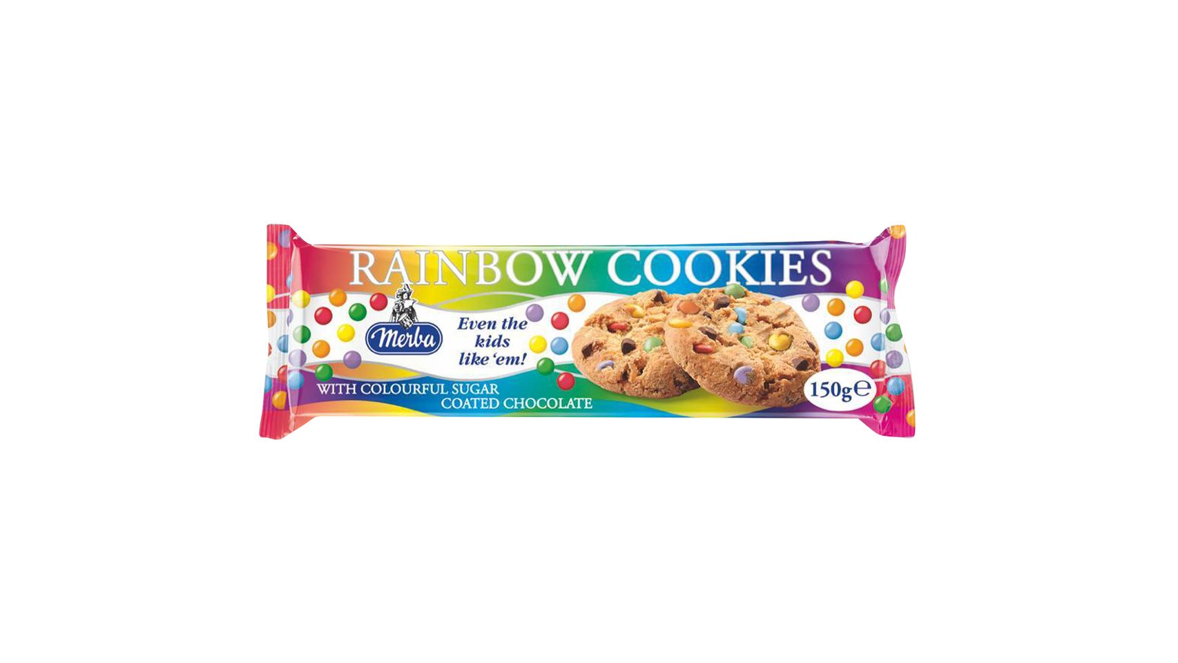 Merba Rainbow Cookies 150 g satın al | Yemeksepeti Market, Buca (İzmir ...