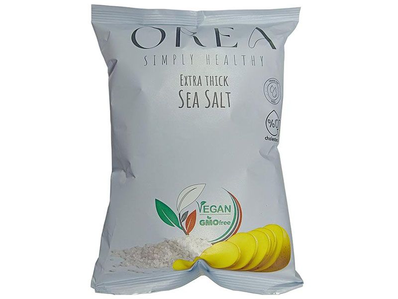 Buy Orea Vegan Potato Chips Sea Salt 80gm Online in Kuwait | Talabat Kuwait