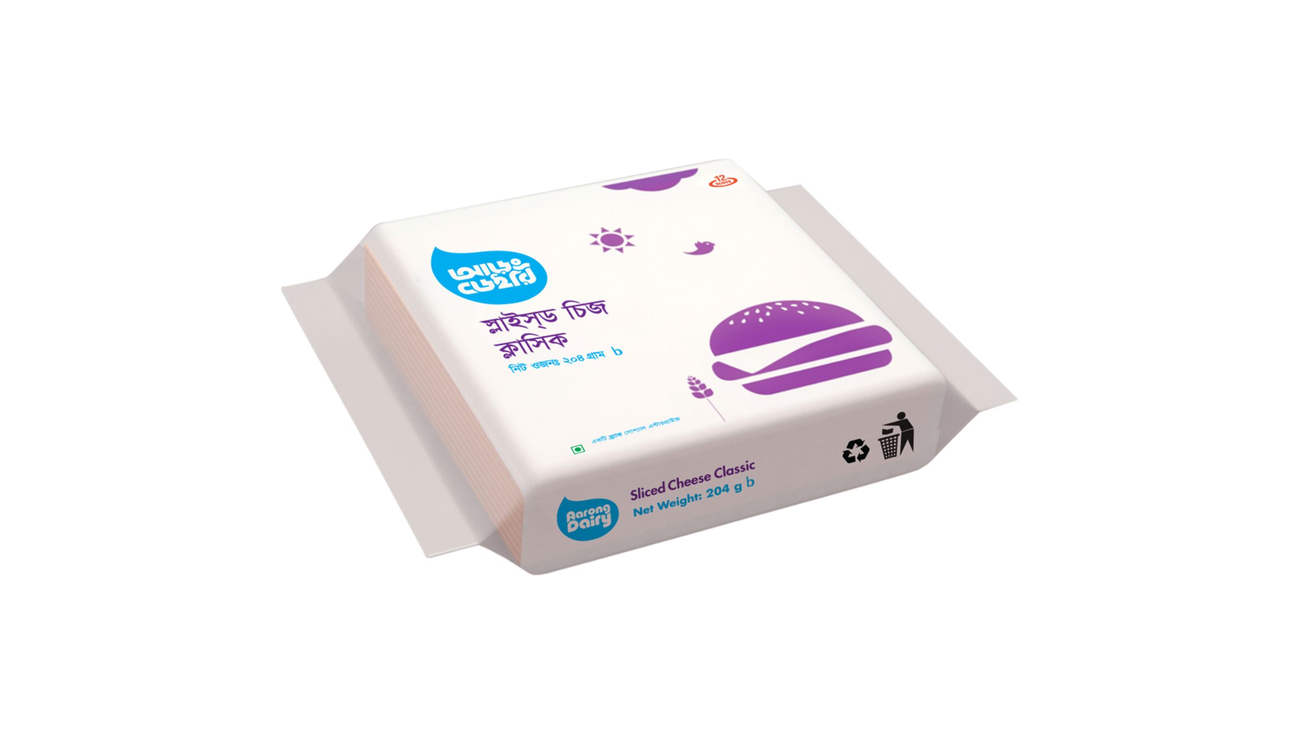 Aarong Dairy Sliced Cheese Classic 204g delivery in Bangladesh | foodpanda