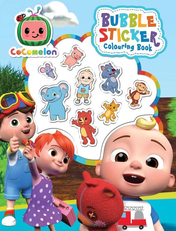 Buy Cocomelon Bubble Sticker Colouring Book Online In UAE Talabat UAE
