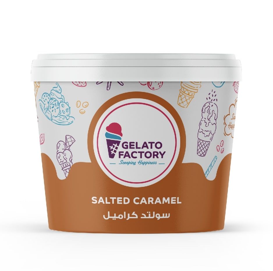 Buy Gelato Factory Salted Caramel Ice Cream, 500ml Online in Egypt ...
