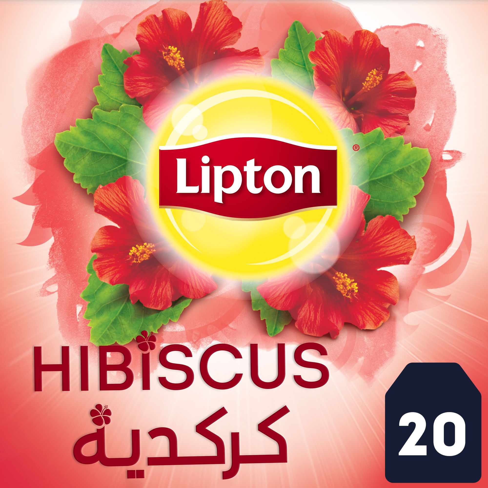 Buy Lipton Herbal Tea Bags Hibiscus 2 g x 20 Tea Bags Online in Oman ...
