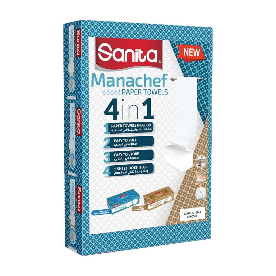Buy Sanita Manachef Paper Towels, 6x80 Sheets Online in Kuwait ...