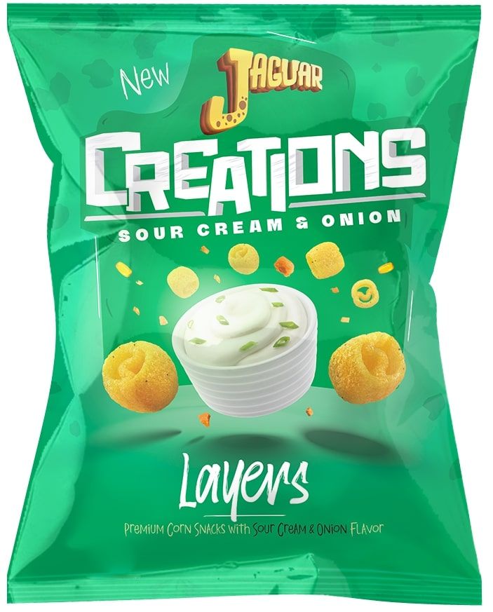 Buy Jaguar Sour Cream & Onion Snacks, 48-56g Online in Egypt | Talabat ...