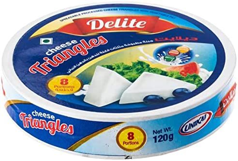 Buy Unikai Delite Triangle Cheese 120Gm (8pcs) Online in Oman | Talabat ...