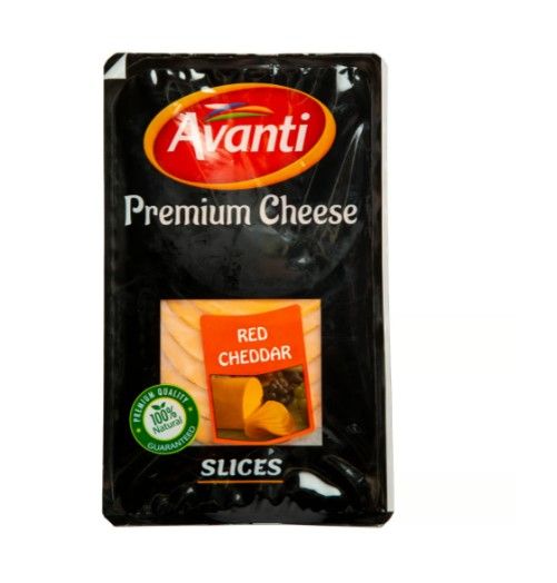 Buy Avanti Premium Slices Red Cheddar Cheese, 150g Online in Egypt ...