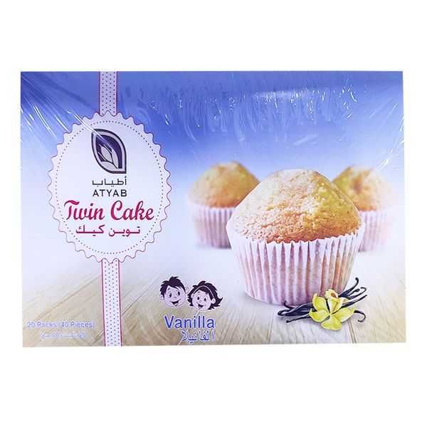 Buy Dahabi Twin Cake Vanilla Family Pack , 30 g x 20 Pcs Online in Oman ...