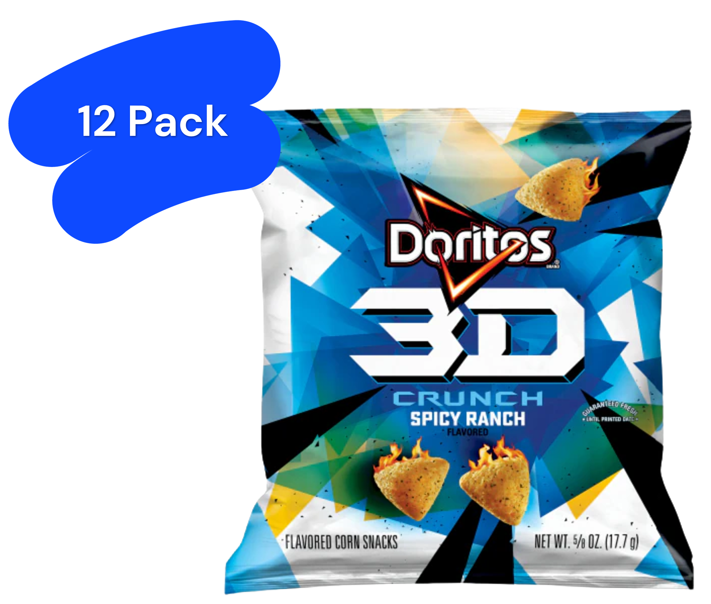 Buy Doritos 3D Spicy Ranch 18 g x 12 Pcs Online in Kuwait | Talabat Kuwait