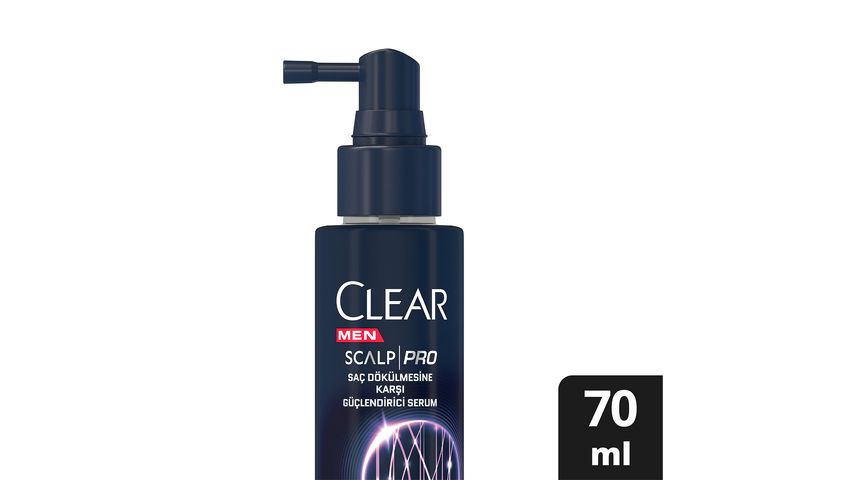 Clear Men Scalp Pro Saç Dökülmesine Karşı Güçlendirici Serum 70 ml ...