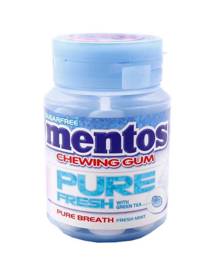 Buy Mentos Pure Fresh Mint Chewing Gum, 56g Online in Oman | Talabat Oman