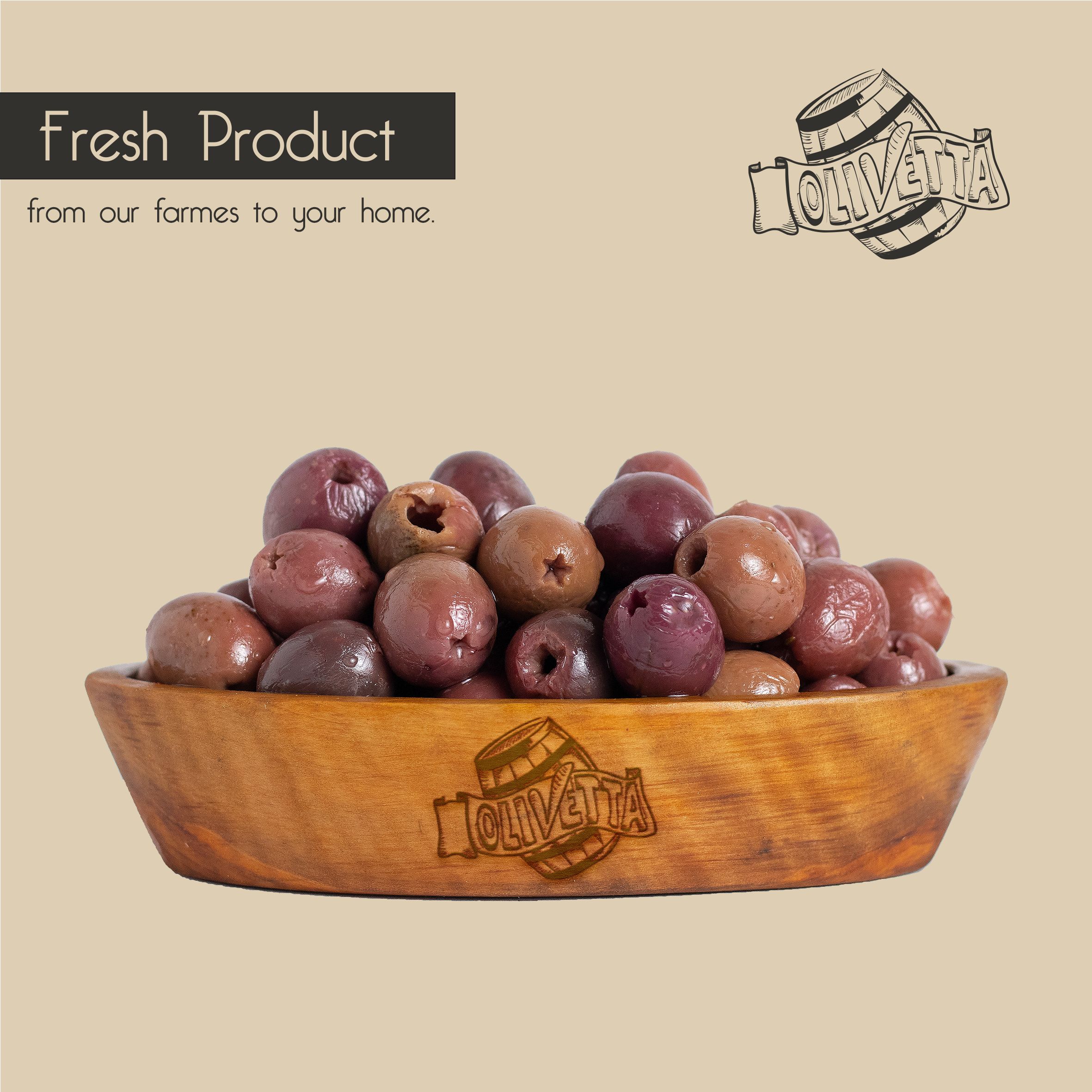 Buy Olivetta Pitted Black Olives 570 Gm Online in Egypt | Talabat Egypt