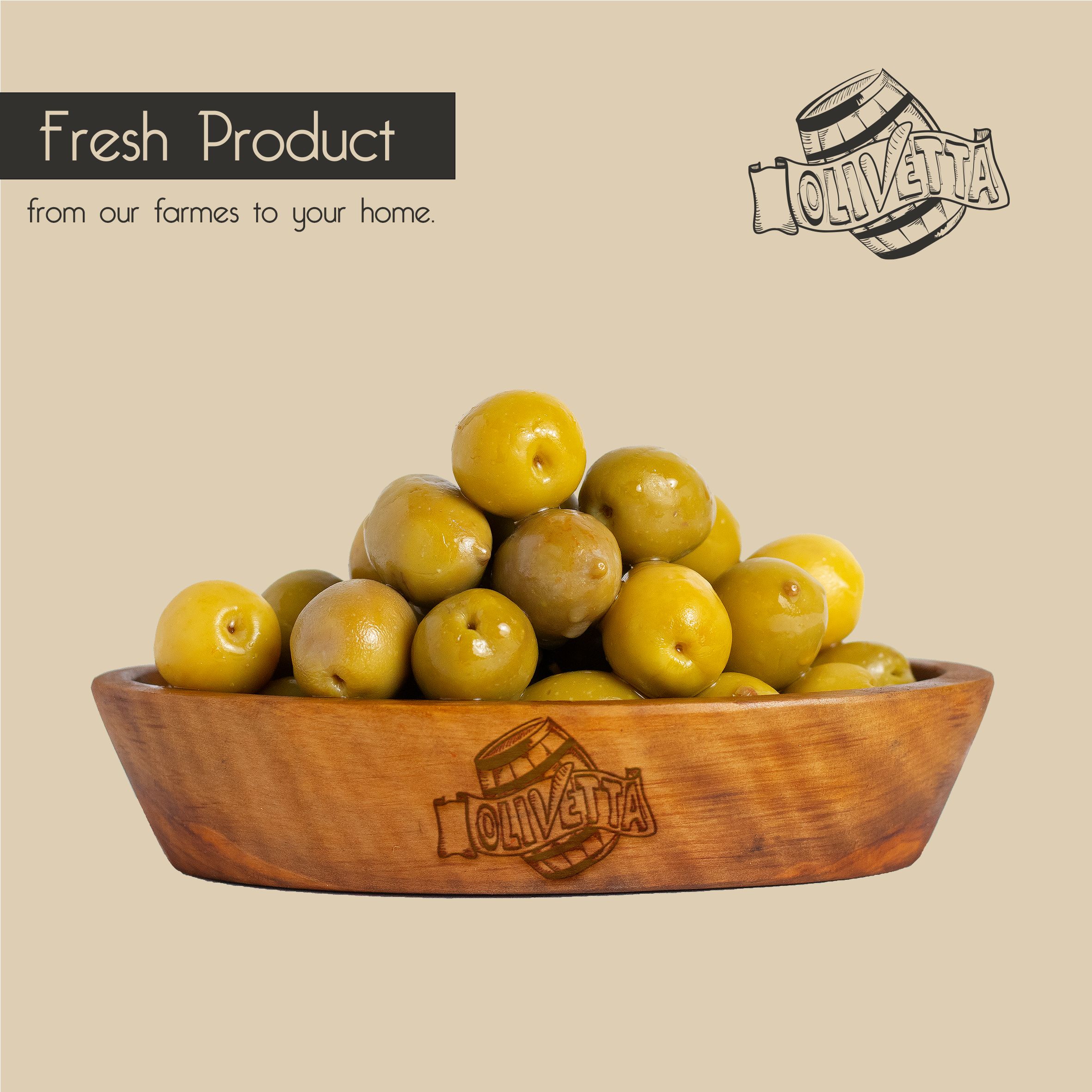 Buy Olivetta Whole Green Olives 595 Gm Online in Egypt | Talabat Egypt