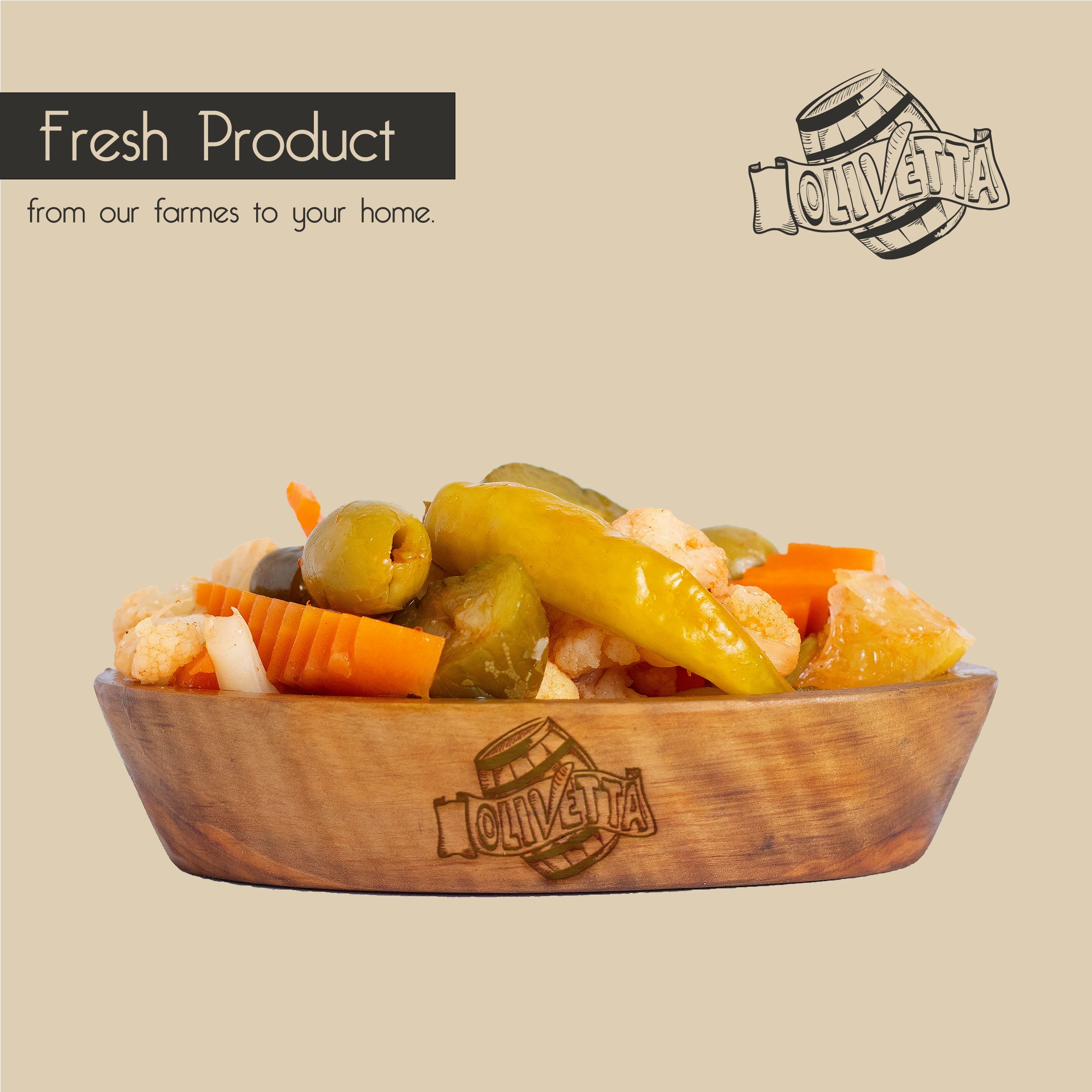 Buy Olivetta Special Mix Pickles, 580g Online in Egypt | Talabat Egypt